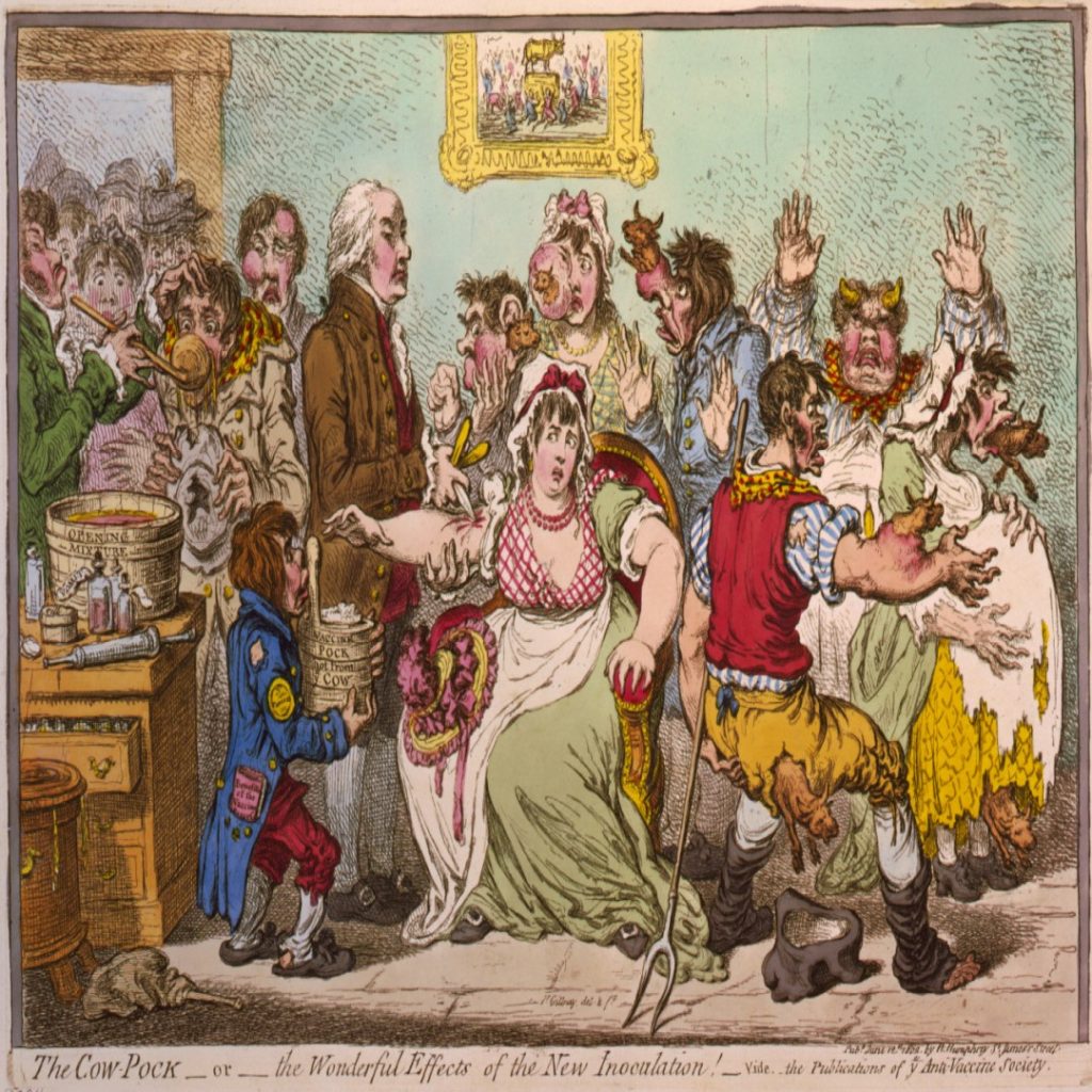 The Cow-Pock—or—the Wonderful Effects of the New Inoculation ...