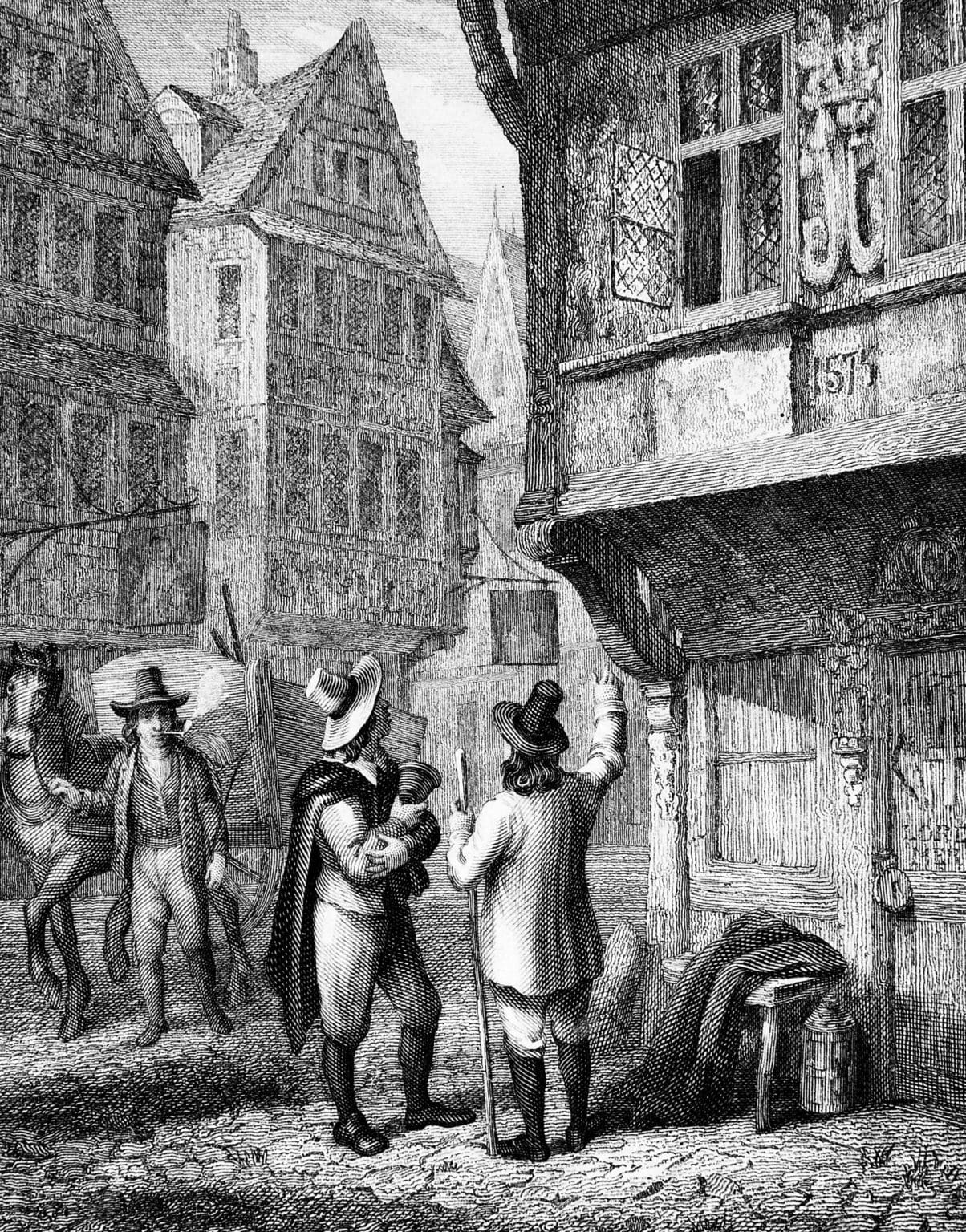 The bubonic plague arrived in the English village of Eyam ...